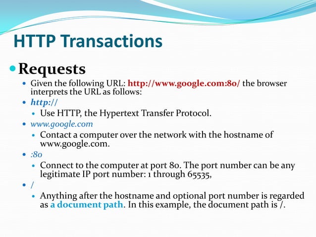 Hypertext Transfer Protocol | PPT