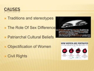 GENDER EQUALITY : A myth. | PPTX