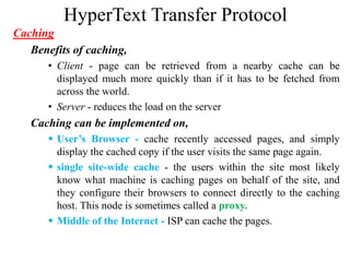 Hypertext Transfer Protocol | PPSX | Computer Networking | Computing