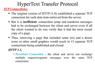 Hypertext Transfer Protocol | PPSX | Computer Networking | Computing