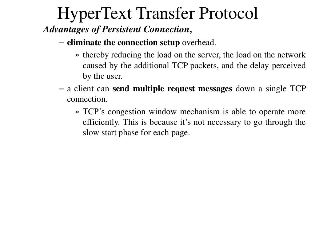 Hypertext Transfer Protocol