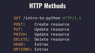 Introduction to HTTP - Hypertext Transfer Protocol | PPTX