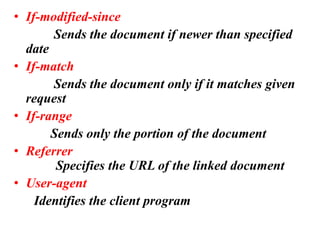HTTP(Hyper Text Transfer Protocol) | PDF