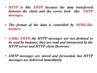 HTTP(Hyper Text Transfer Protocol) | PDF
