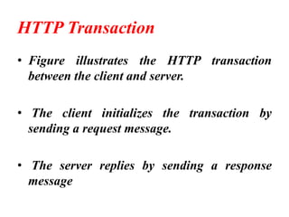 HTTP(Hyper Text Transfer Protocol) | PDF