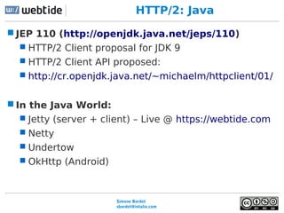 HTTP/2 and Java: Current Status | PPT