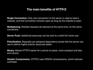 HTTP/2 - A brief introduction | PDF | Web Development | Internet