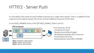 HTTP/2 - Differences and Performance Improvements with HTTP | PPT