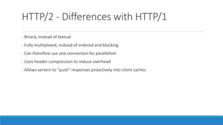 HTTP/2 - Differences and Performance Improvements with HTTP | PPT