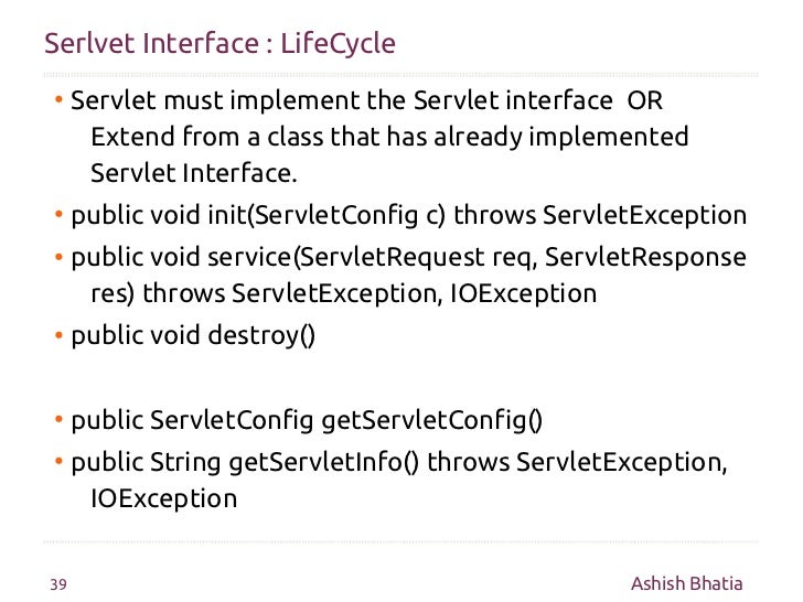 And Servlet Basics