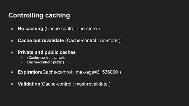 Http caching | PPT
