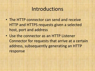 Http connector | PPT