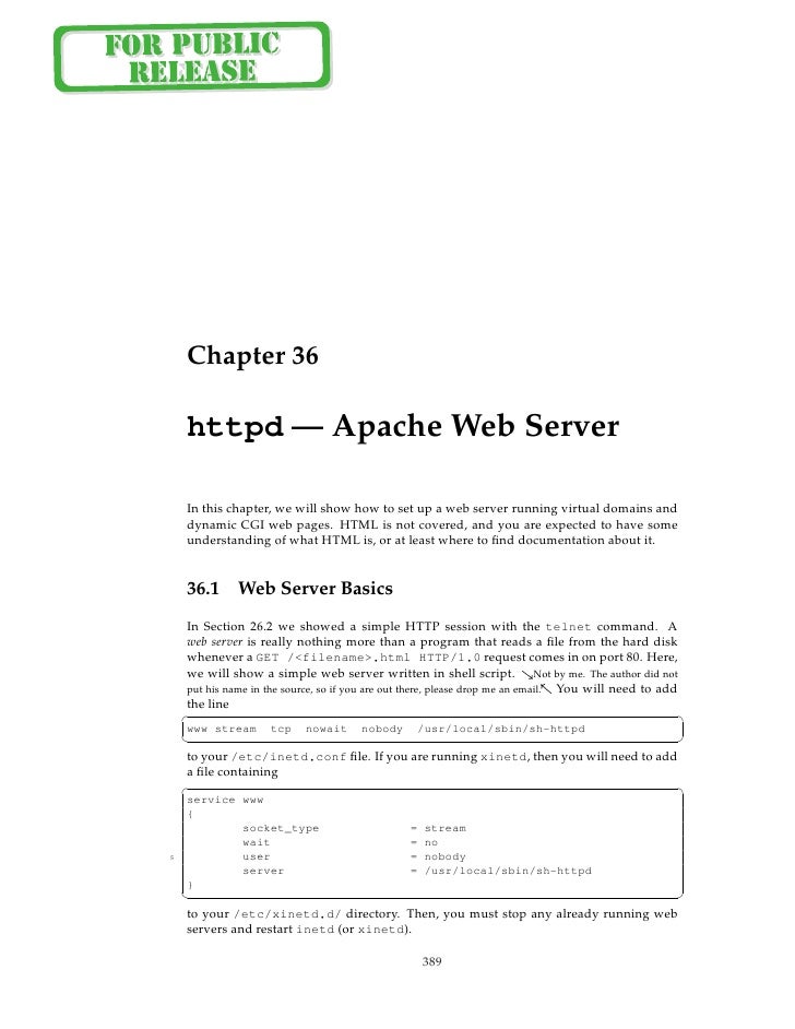 httpd — Apache Web Server httpd — Apache Web Server
