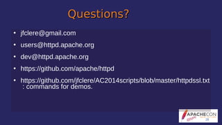 Apache Httpd and TLS certificates validations | PPT