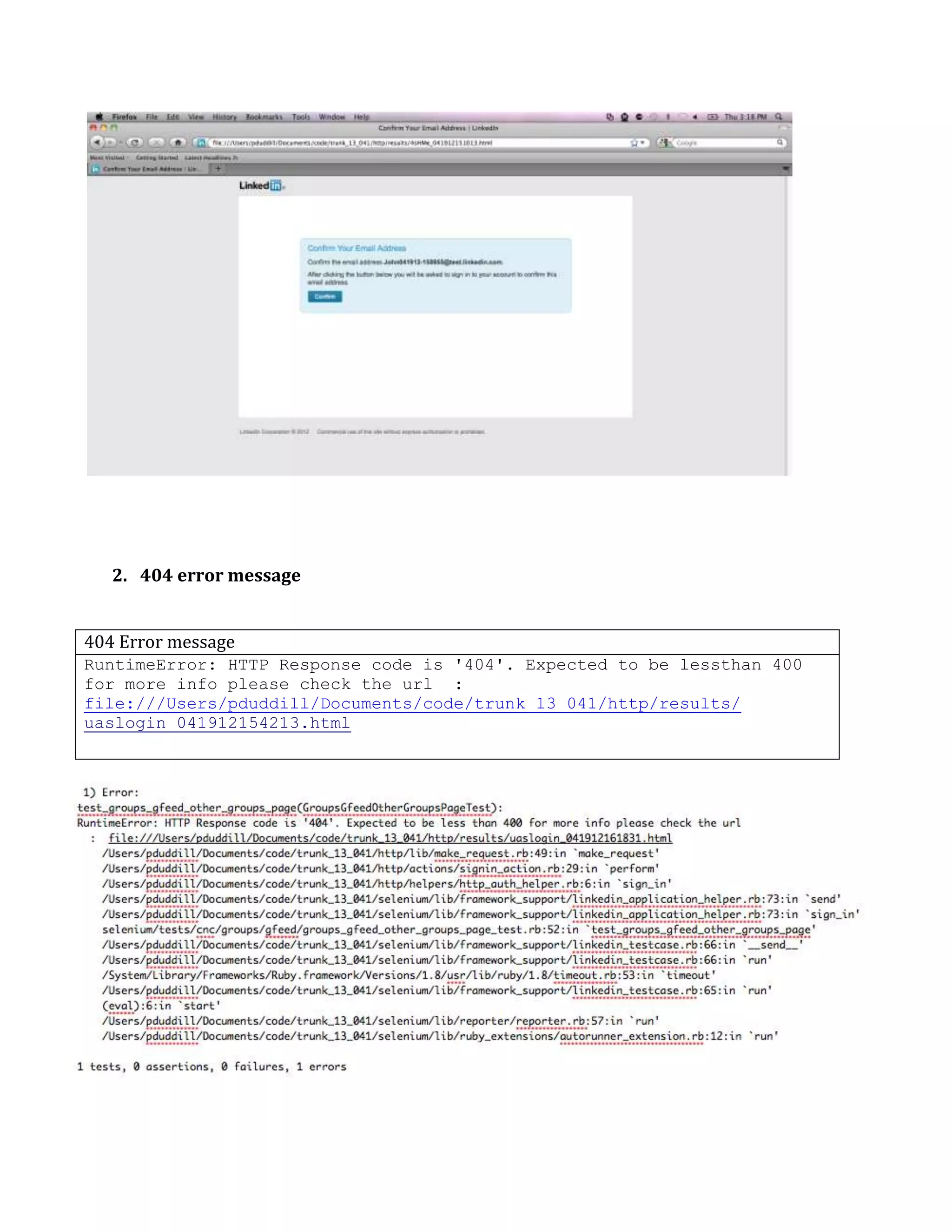 Http error message | PDF