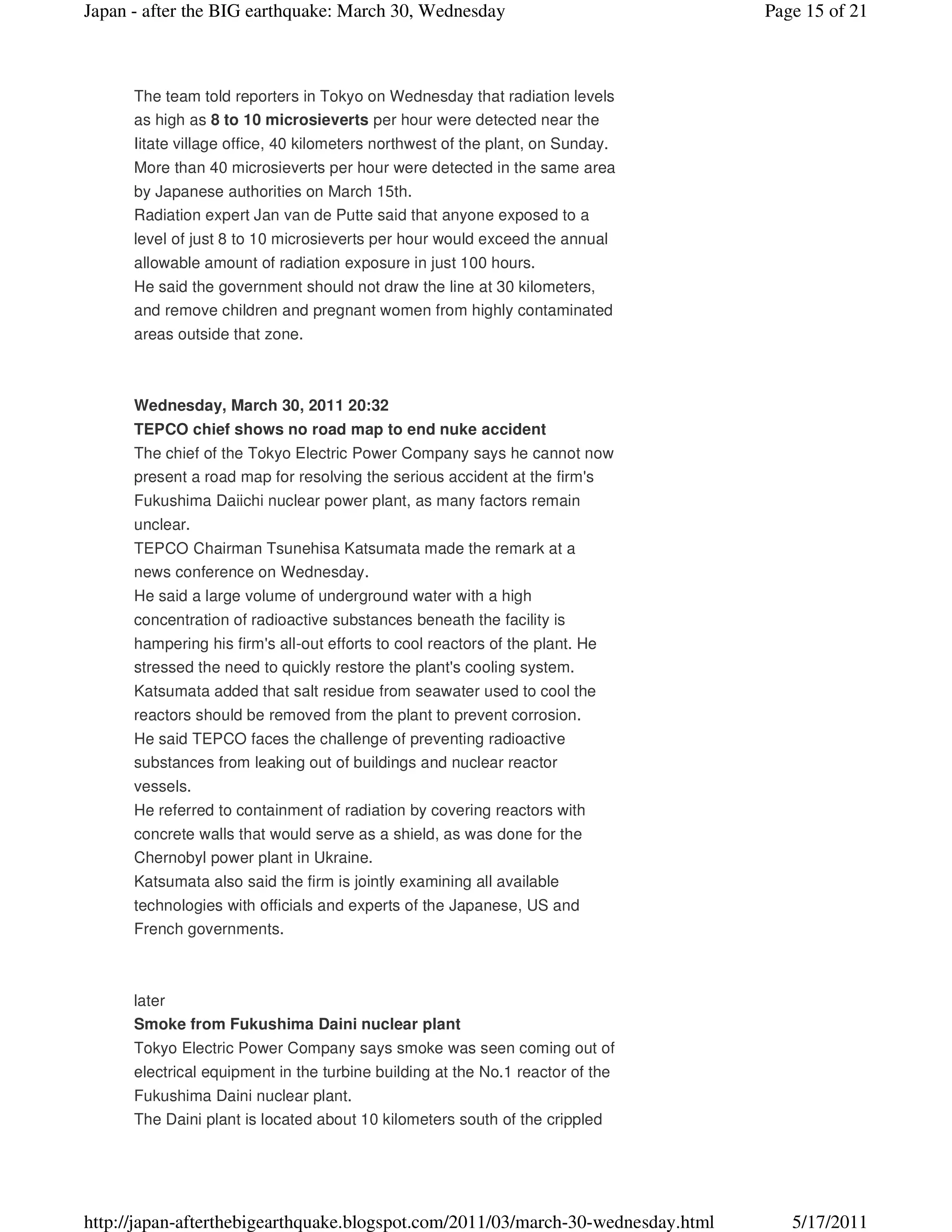 Http japan afterthebigearthquake.blogspot | PDF | Environment | Science