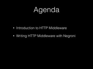 Writing HTTP Middleware In Go | PPT
