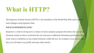 HTTP Presentation(What exactly is http).pptx