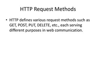 Hyper_Text_Transfer_Protocol_Presentation_ | PPTX