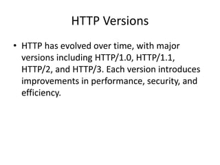 Hyper_Text_Transfer_Protocol_Presentation_ | PPTX