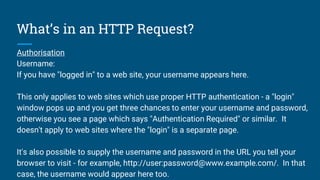 HTTP request and response | PPT