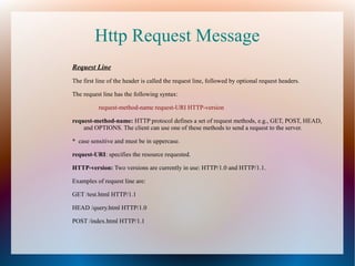 Http request&response | PPT