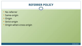 http response header types and policies used in networking.pptx
