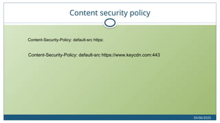 http response header types and policies used in networking.pptx