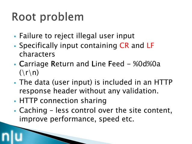 Http response splitting | PPT