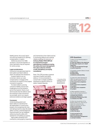 CPD: Patent and Latent Defects, Building Surveying | PDF