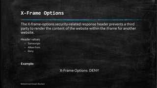 Http security response headers | PPT