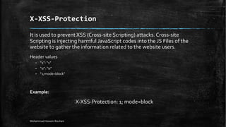 Http security response headers | PPT