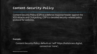 Http security response headers | PPT