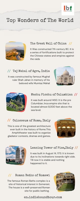 The Wonders of the World: Timeless Marvels Across Continents | PDF