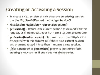 Http session (Java) | PPT