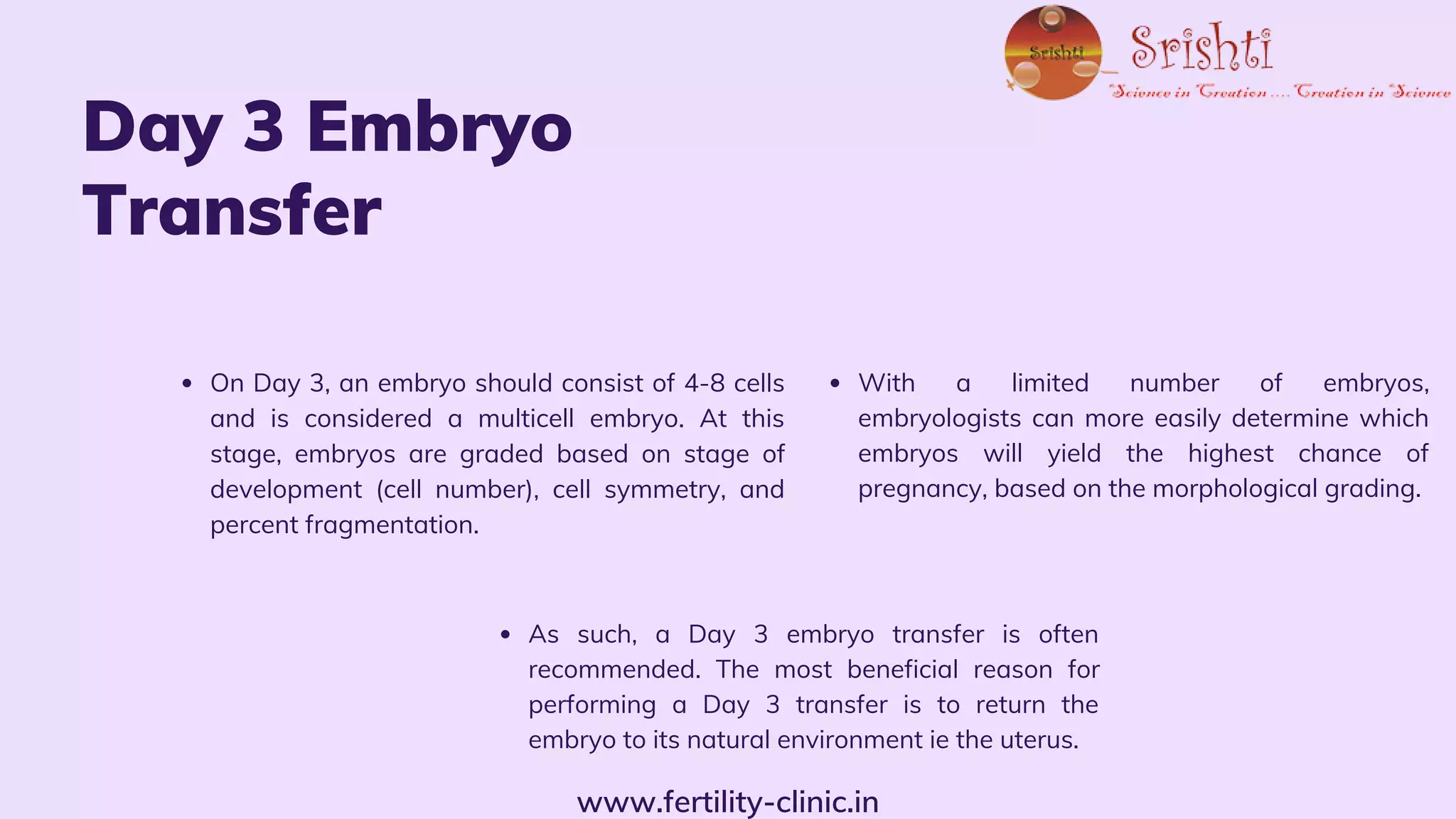 D3 Vs D5 Transfer | Embryo transfer in Tamilnadu | Srishti Hospital ...