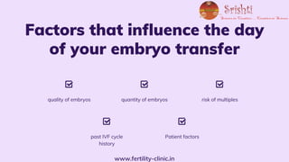 D3 Vs D5 Transfer | Embryo transfer in Tamilnadu | Srishti Hospital ...