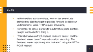 HTTP Request Smuggling | PPTX