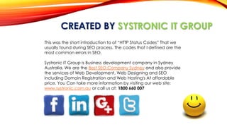 Http Status Code Errors in SEO | PPT