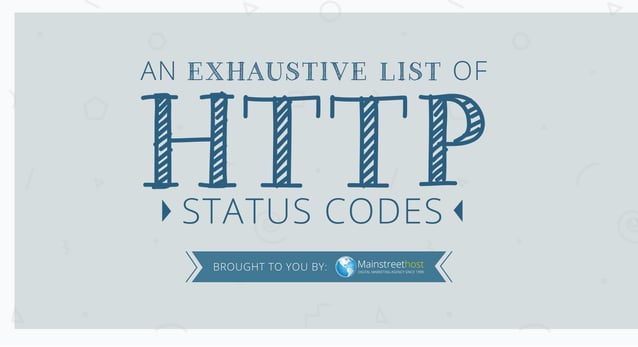 HTTP Status Codes Cheat Sheet: An Exhaustive List | PPT