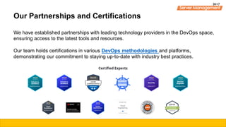 Navigating Success with DevOps Consulting and Efficient Server Management | PPT