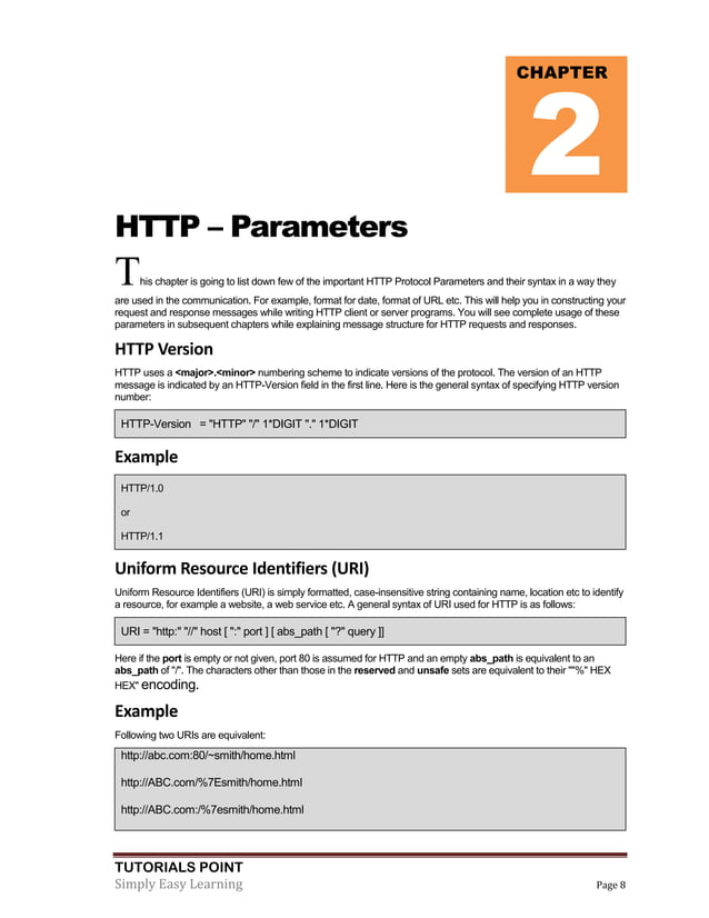 Http tutorial | PDF