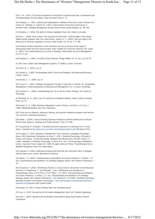 The Dominance of “Western” Management | PDF