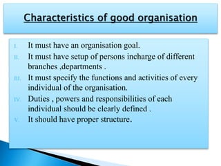 ORGANISATION MANAGEMENT | PPTX