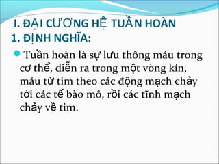 Hệ tuần hoàn | PPT