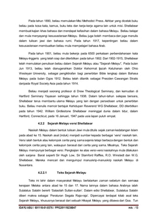 Tugasan bmm 3112 perkembangan bahasa melayu | DOCX