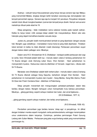 Tugasan bmm 3112 perkembangan bahasa melayu | DOCX