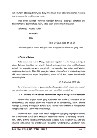 Tugasan bmm 3112 perkembangan bahasa melayu | DOCX