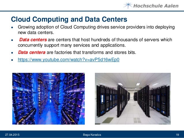 Cloud Computing and Data Centers