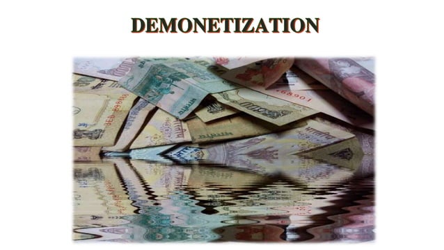 Presentation On Demonitization | PPTX